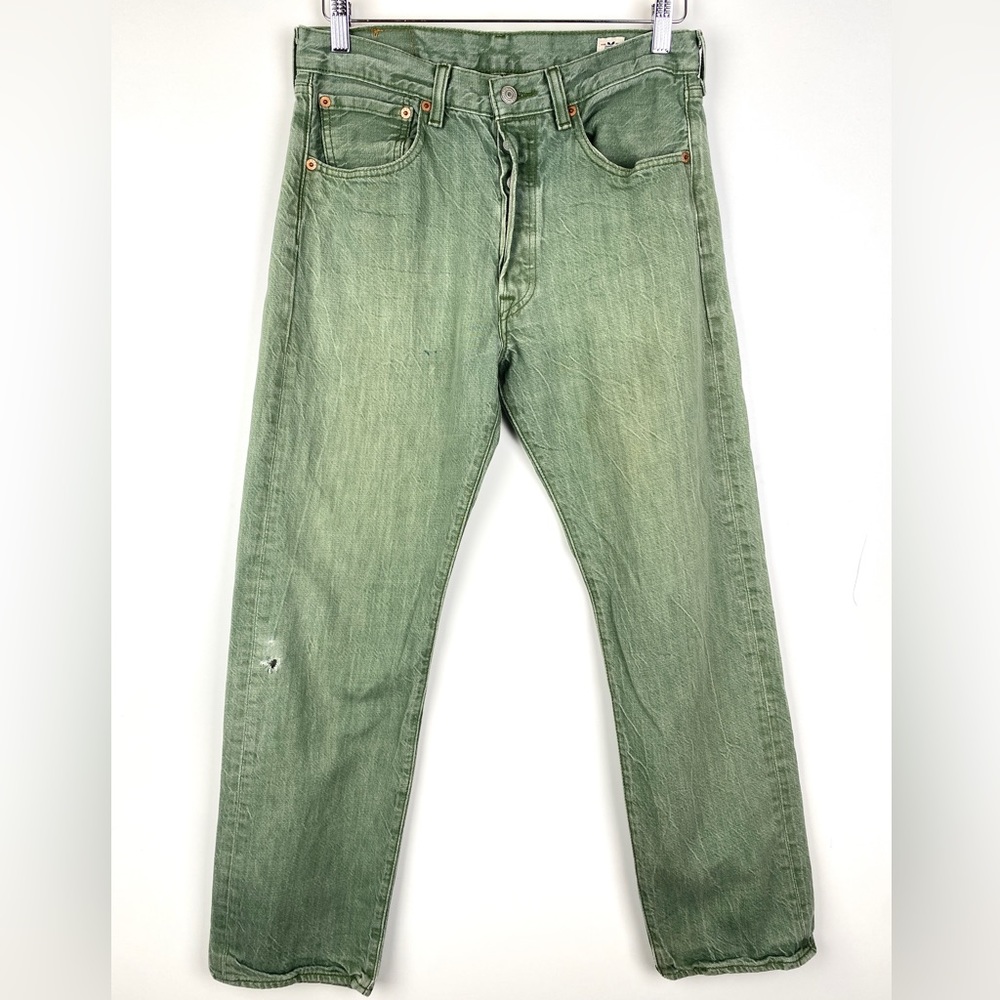 Levi’s 501 Button Fly Jeans Green - Gem